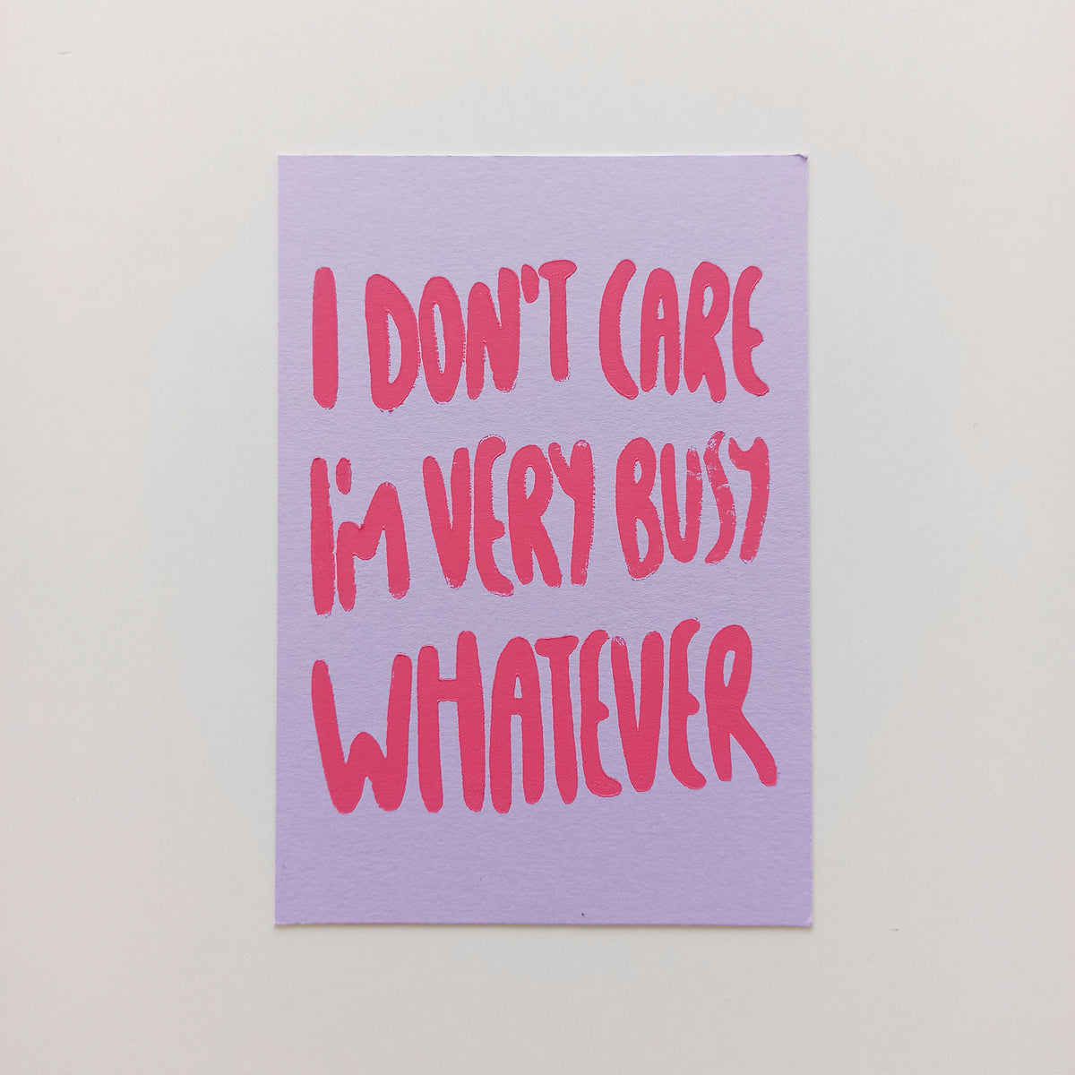 Very Busy Card – 24 Goat